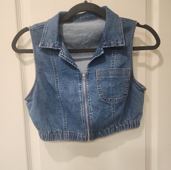SHEIN | Jackets & Coats | Shein Blue Denim Jacket | Poshmark